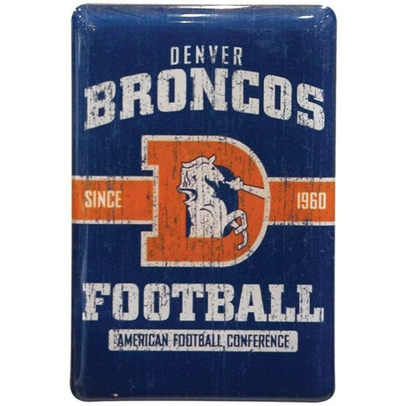 PSG | Kitchen | Denver Broncos Throwback Team Spirit Logo Fridge Magnet ...